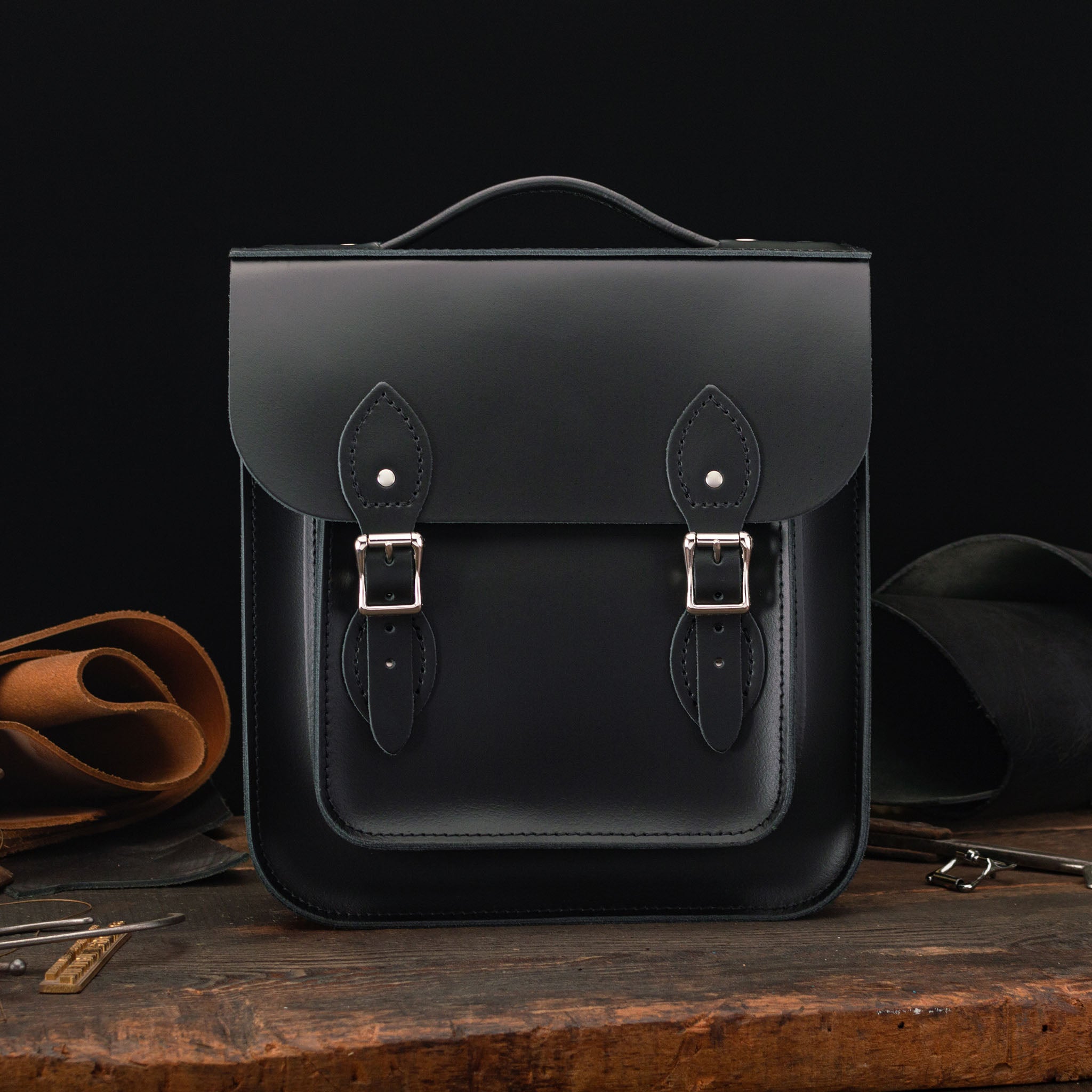 Small Leather Backpack (Portrait) – The Leather Satchel Co. (USA)