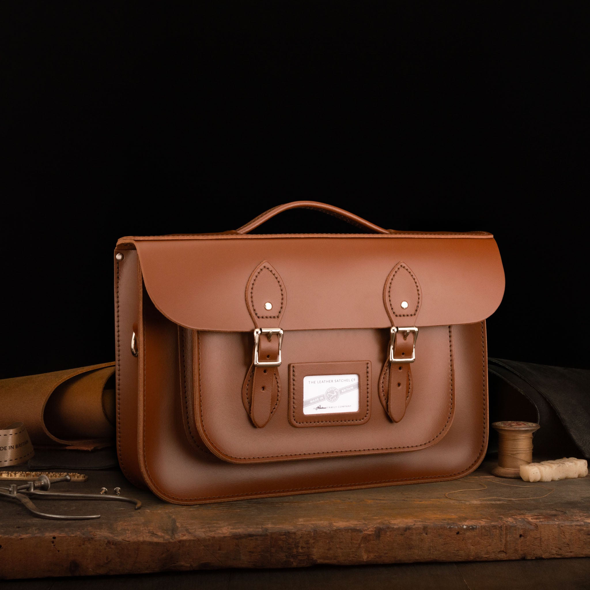 14 Inch Briefcase Satchel | The Leather Satchel Co. – The Leather ...