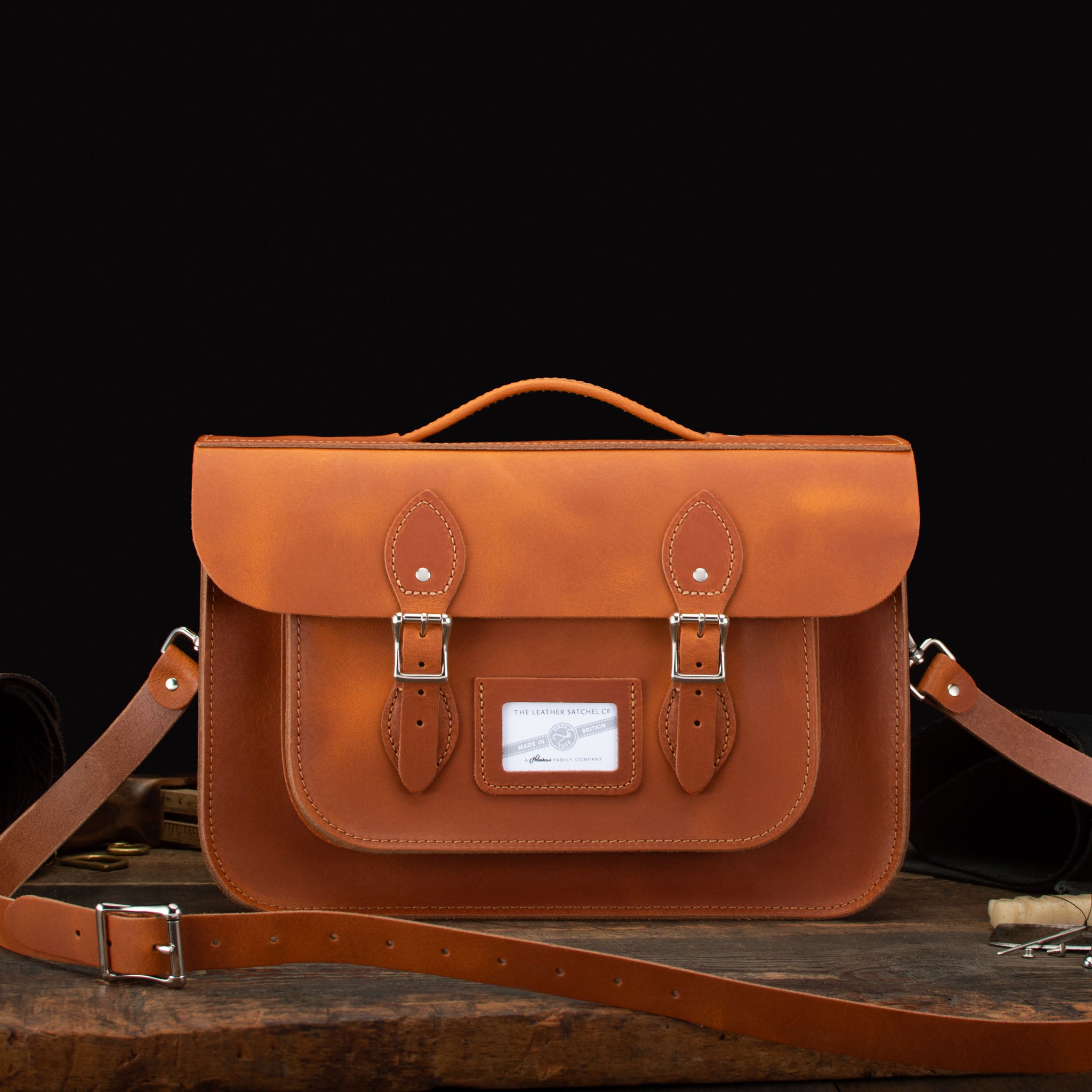 14 Inch Briefcase Satchel | The Leather Satchel Co. – The Leather ...