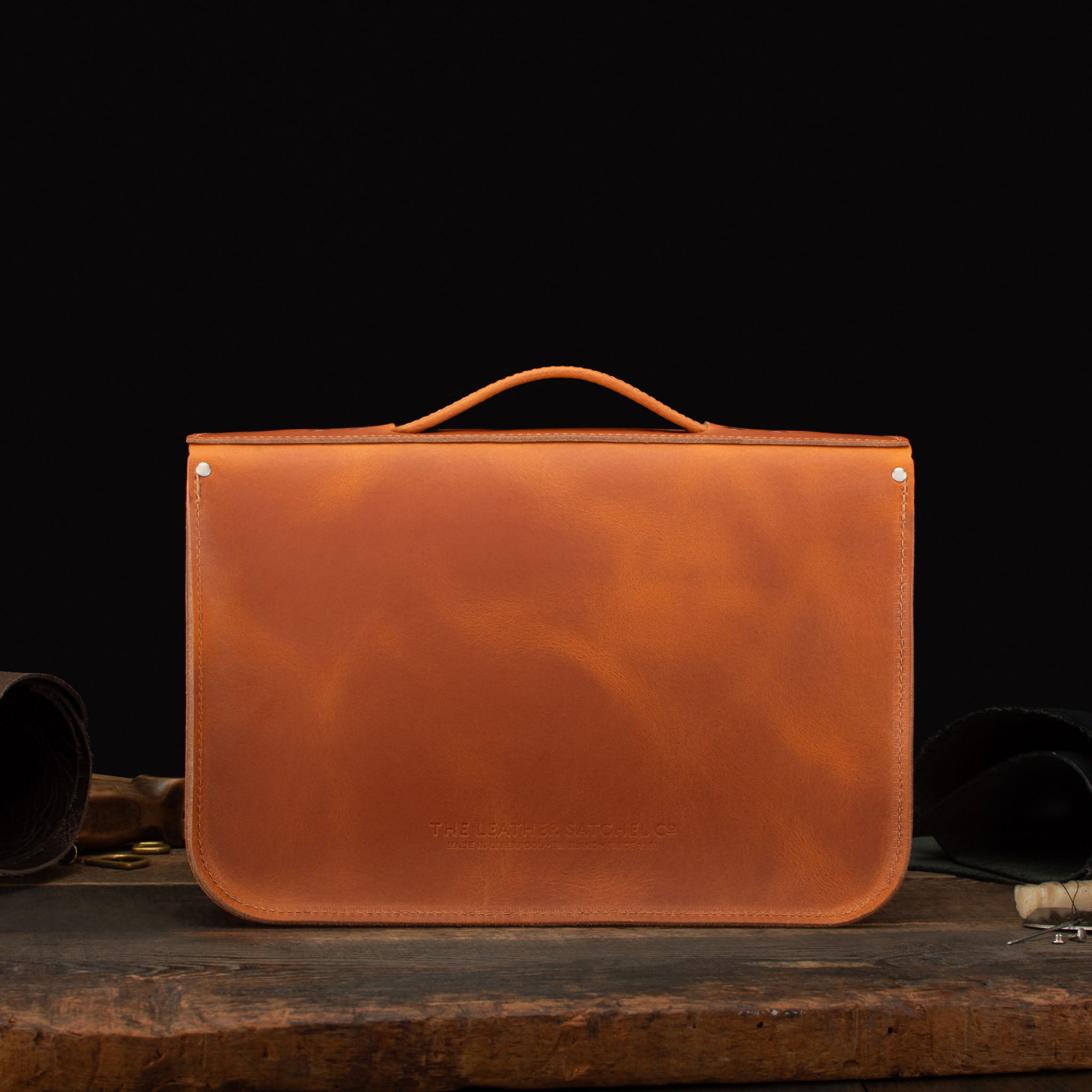 14 Inch Briefcase Satchel | The Leather Satchel Co. – The Leather ...