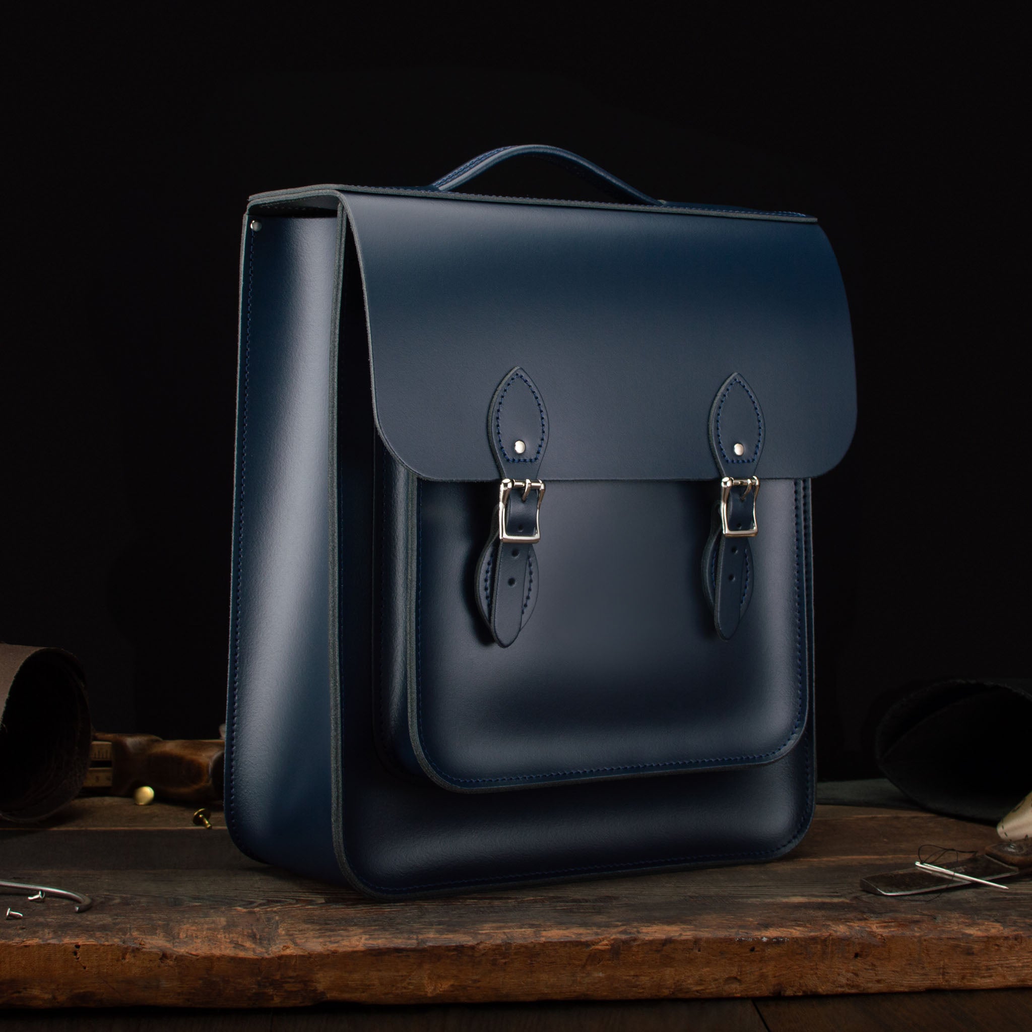 Large Leather Backpack (Portrait) | The Leather Satchel Co. – The ...