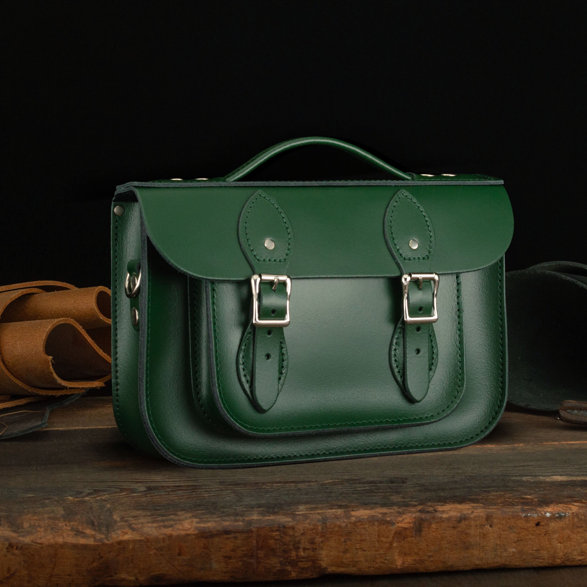 11 Inch Briefcase Satchel | The Leather Satchel Co. – The Leather ...