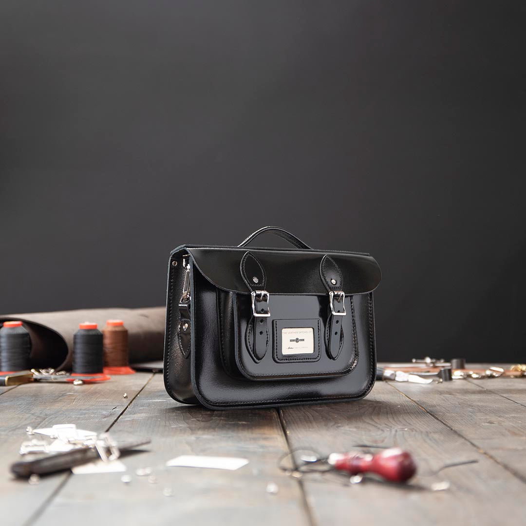 12.5-inch Leather Briefcase Satchel – The Leather Satchel Co. (INT'L)