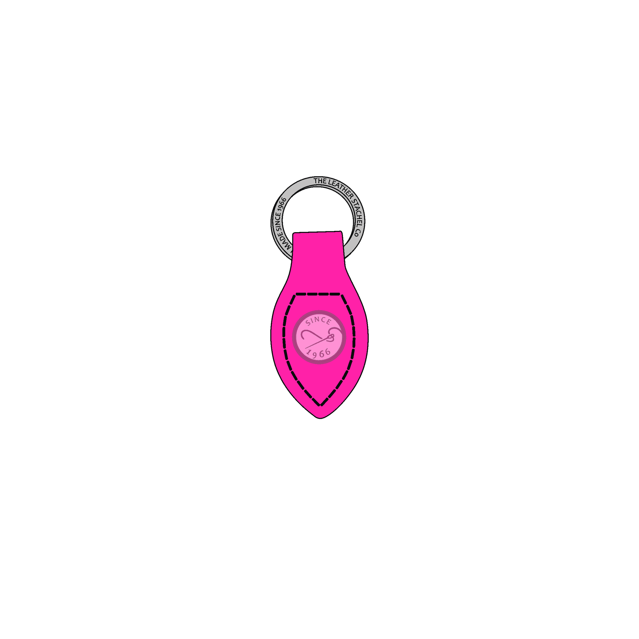 Personalised Leather Keyring | The Leather Satchel Co. – The Leather ...