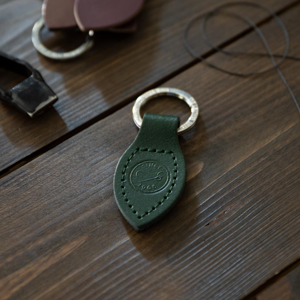 Personalised Leather Keyring | The Leather Satchel Co. – The Leather ...
