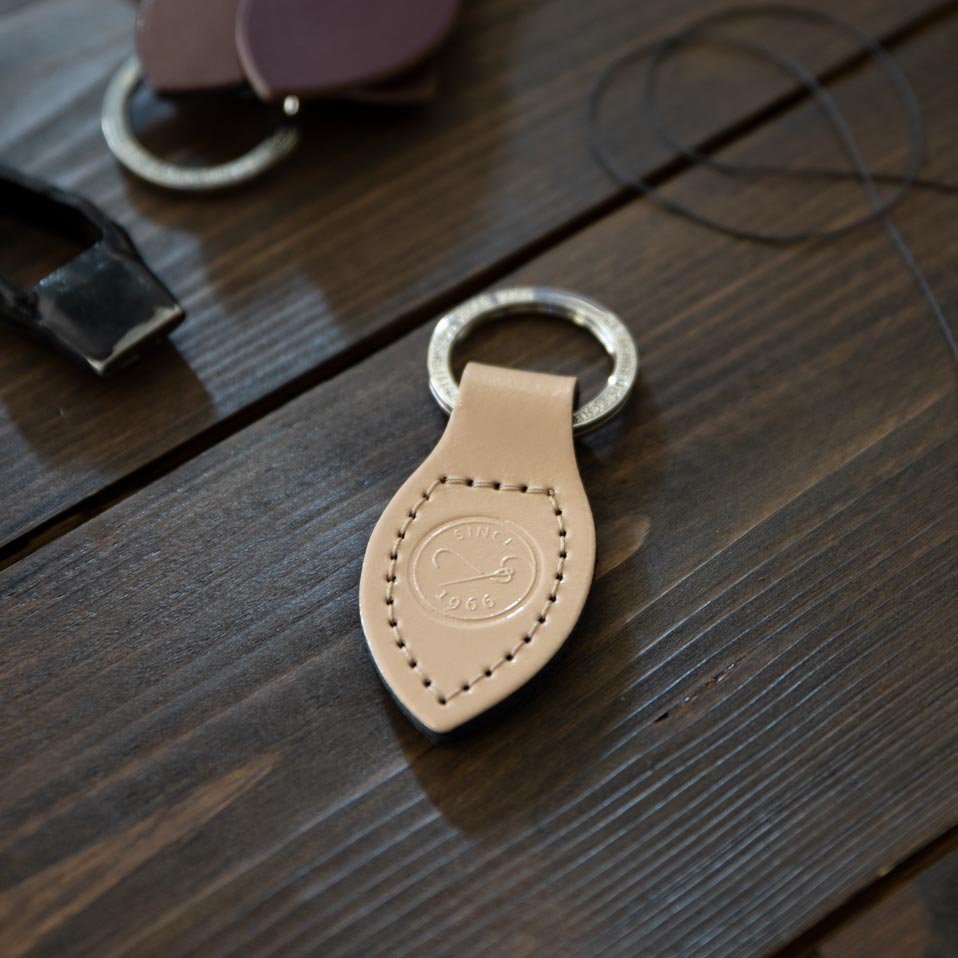 Personalised Leather Keyring | The Leather Satchel Co. – The Leather ...